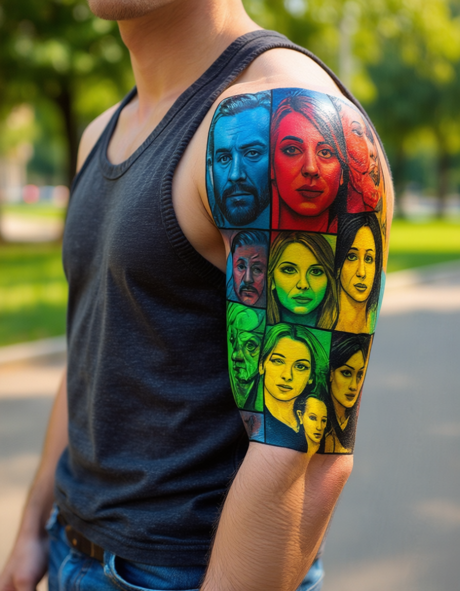 20+ Patchwork Tattoo Ideas for Men: Unique and Artistic Ink
