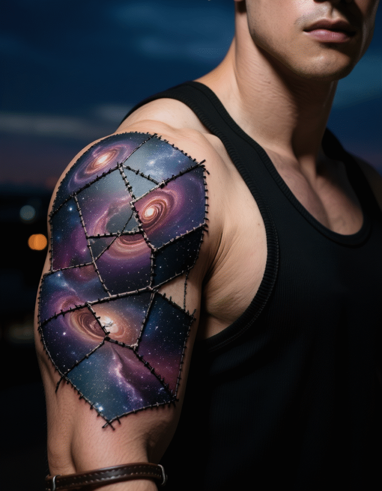 20+ Patchwork Tattoo Ideas for Men: Unique and Artistic Ink