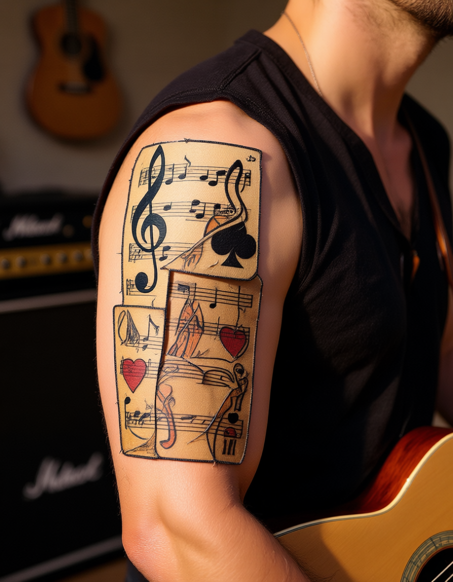 20+ Patchwork Tattoo Ideas for Men: Unique and Artistic Ink
