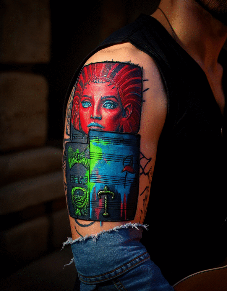 20+ Patchwork Tattoo Ideas for Men: Unique and Artistic Ink